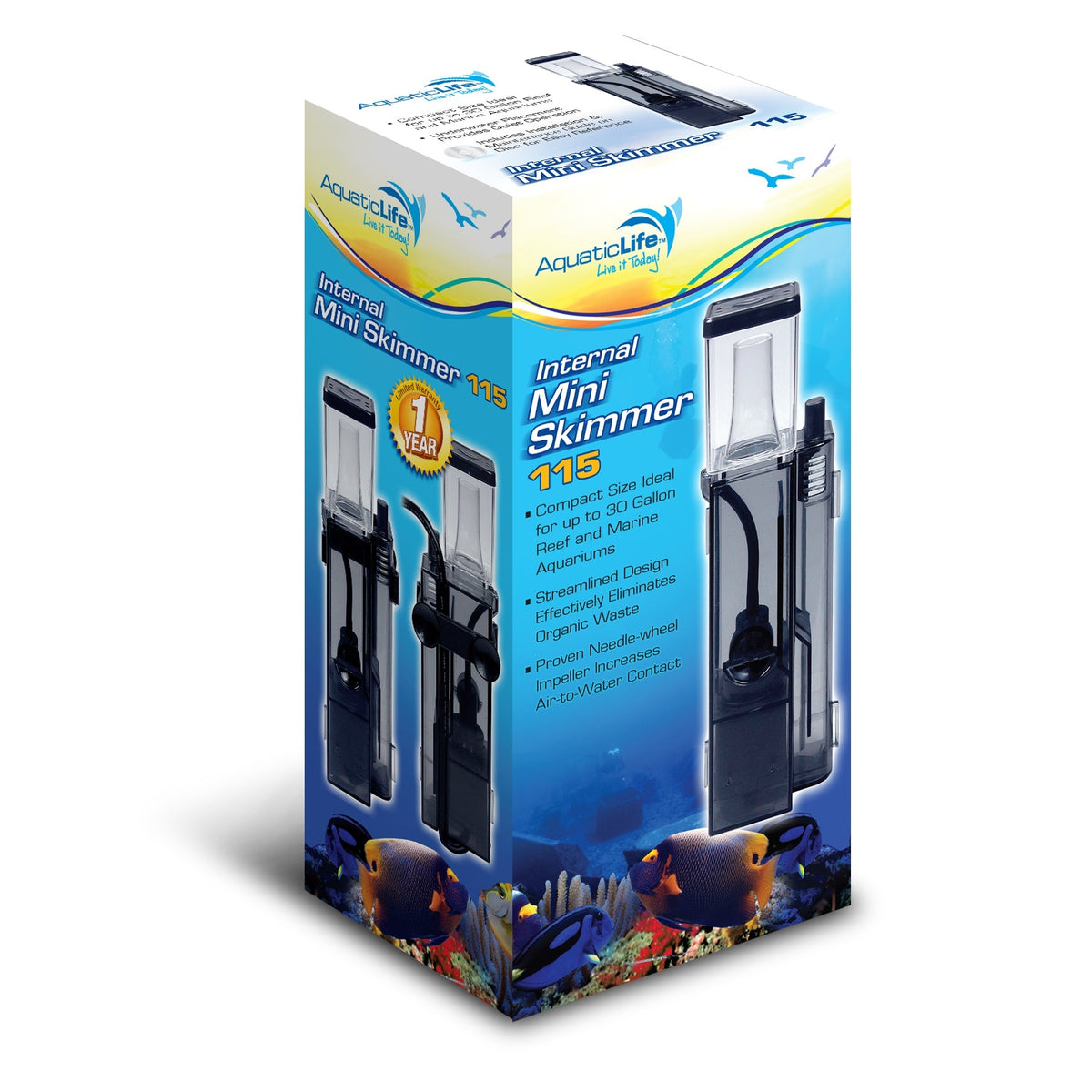 Protein Skimmer Mini Internal 115 AquaticLife — Central PetSmart