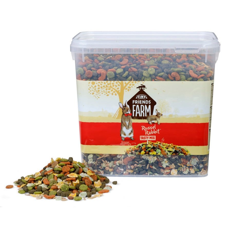 Tiny Friends Farm Russel Rabbit Tasty Mix Dry Food 1ea/9Lb Bucket ...